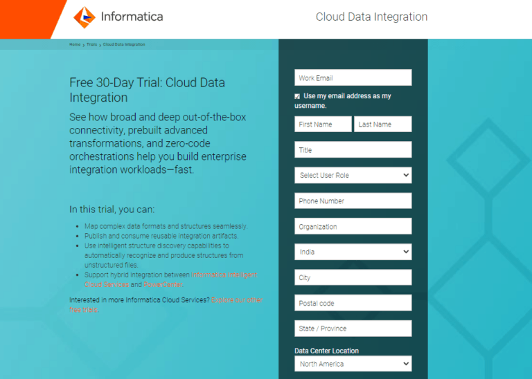 Informatica Cloud Data Integration Free Tutorial Registration Guide ...