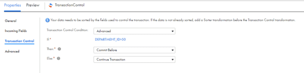 Transaction Control Transformation in Informatica Cloud (IICS) - ThinkETL
