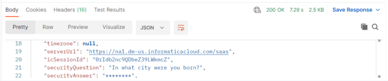 How To Access Informatica Cloud Iics Rest Api Using Postman Thinketl