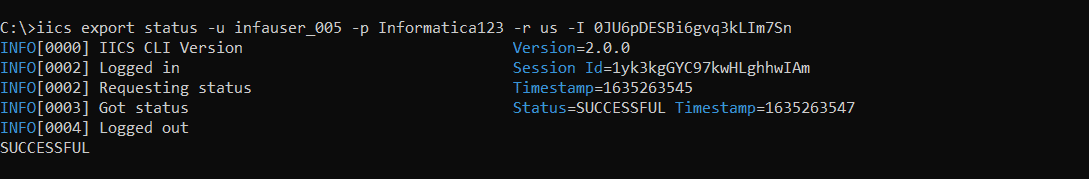 Export And Import Tasks In Iics From Command Line Using Asset Management