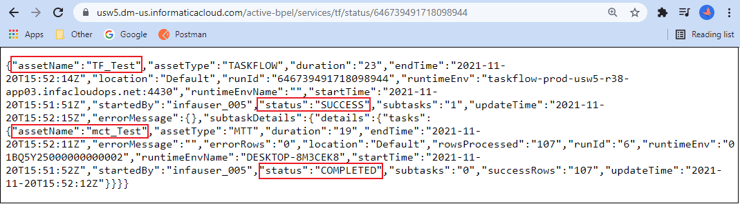 How To Run Informatica Cloud Taskflow As An Api Thinketl 