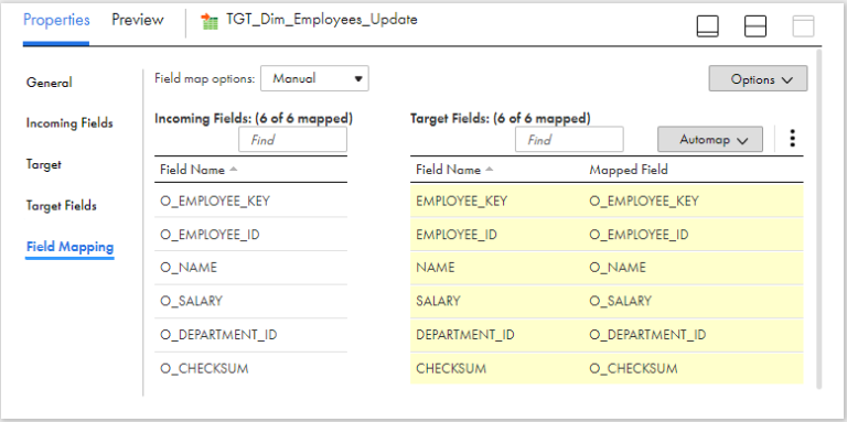 HOW TO: Implement SCD Type-1 Mapping in Informatica Cloud (IICS) - ThinkETL