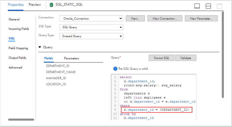 Sql Transformation Query Mode In Informatica Cloud Iics Thinketl